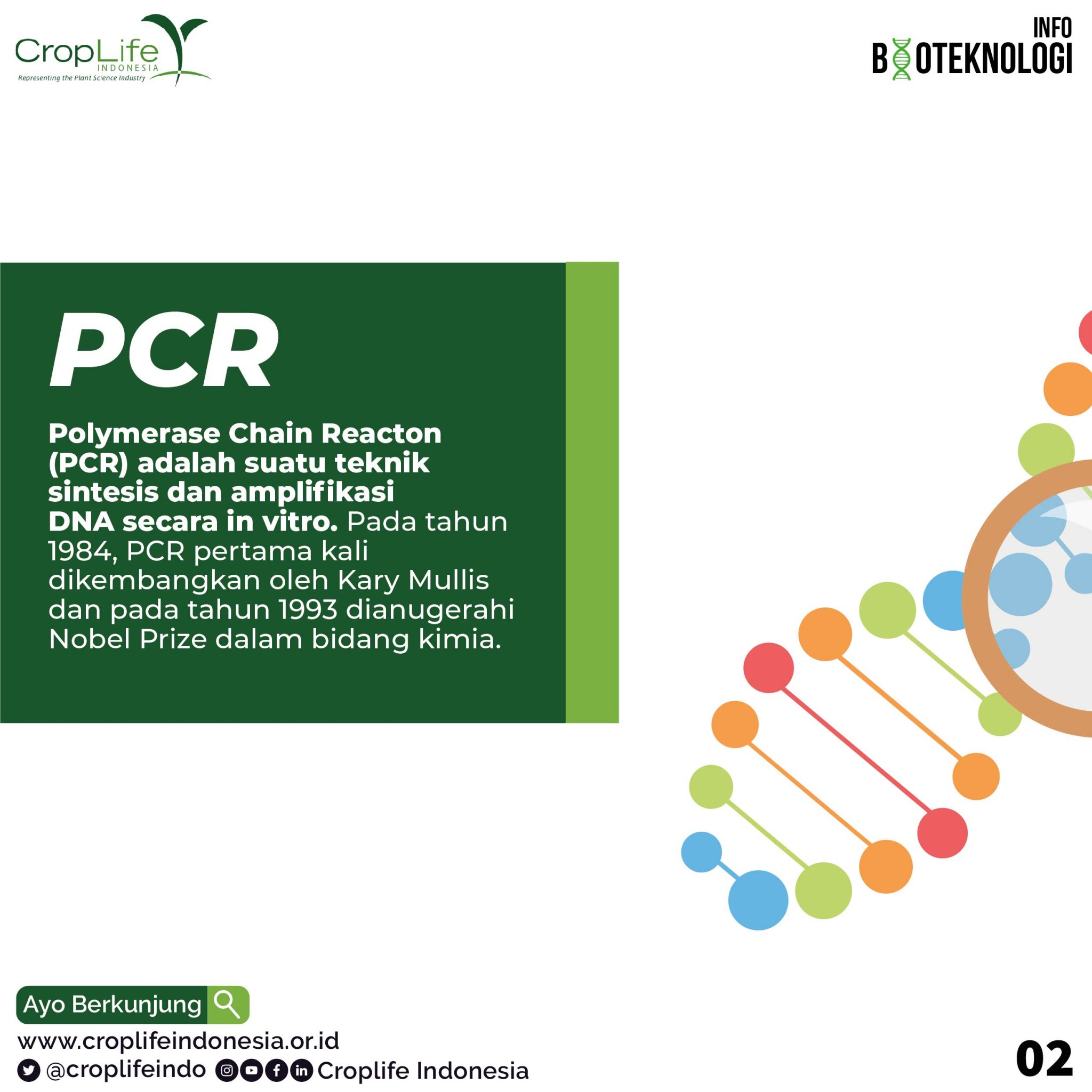 Apa itu Polymerase Chain Reacton (PCR) – CropLife Indonesia