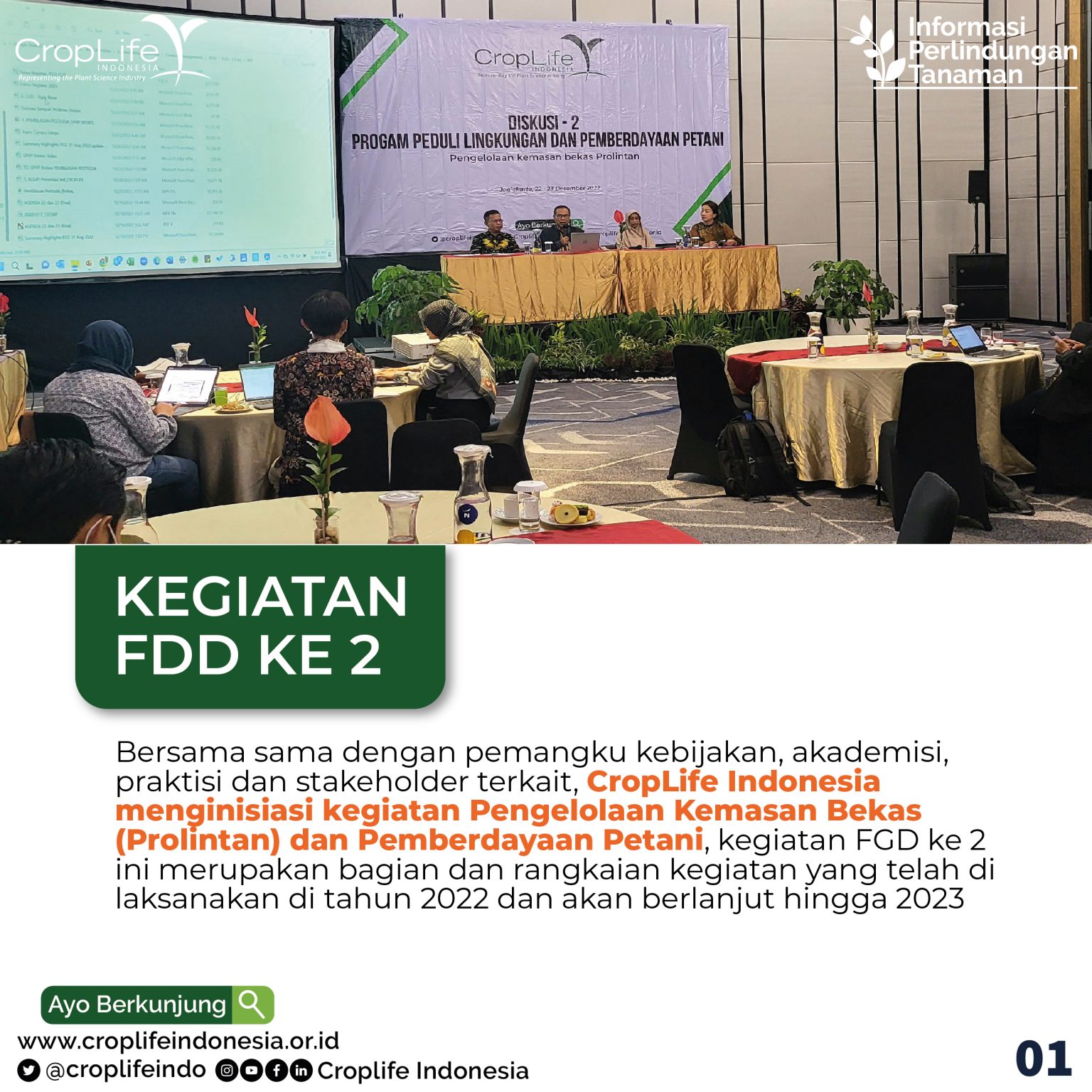 Program Peduli Lingkungan & Pemberdayaan Petani – CropLife Indonesia