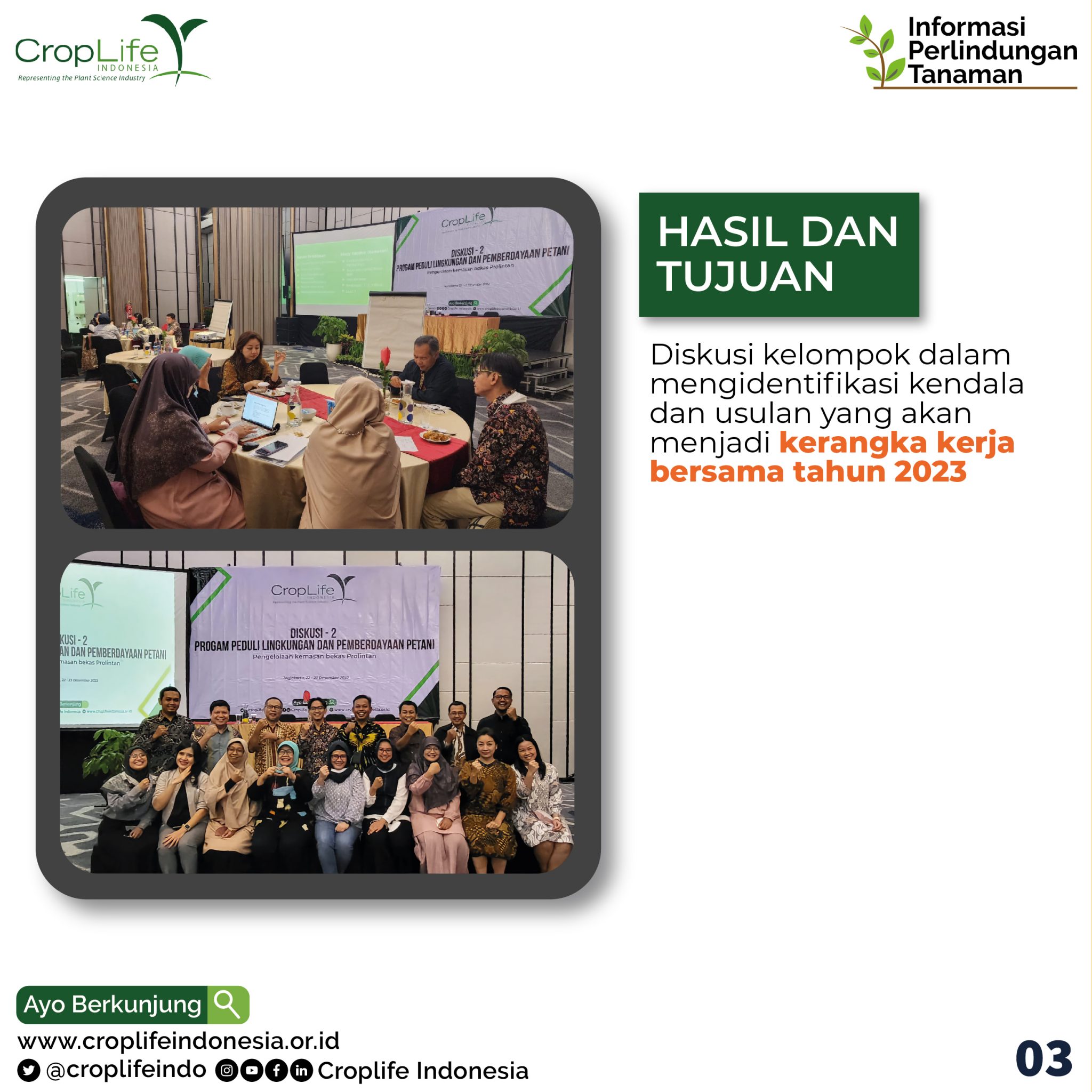 Program Peduli Lingkungan & Pemberdayaan Petani – CropLife Indonesia