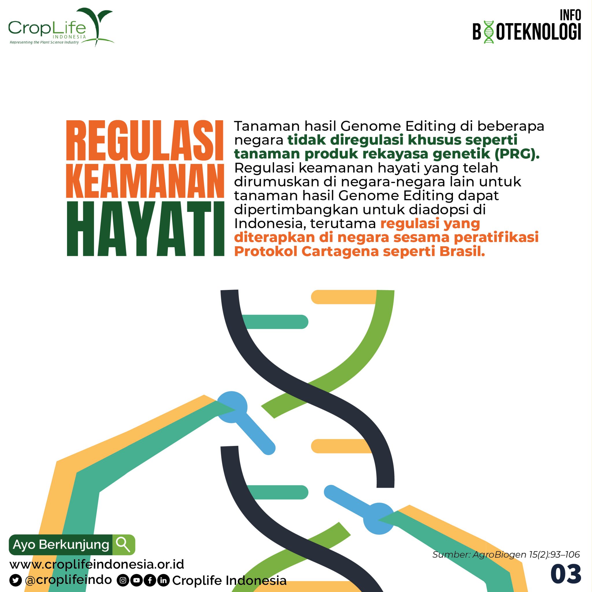 Keamanan Hayati Tanaman Hasil Genome Editing – CropLife Indonesia
